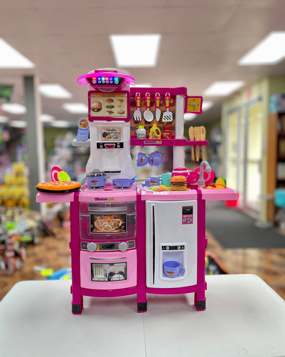 Kitchen w/steam Pink FTS17942| Twinkle Star Baby & Party Store