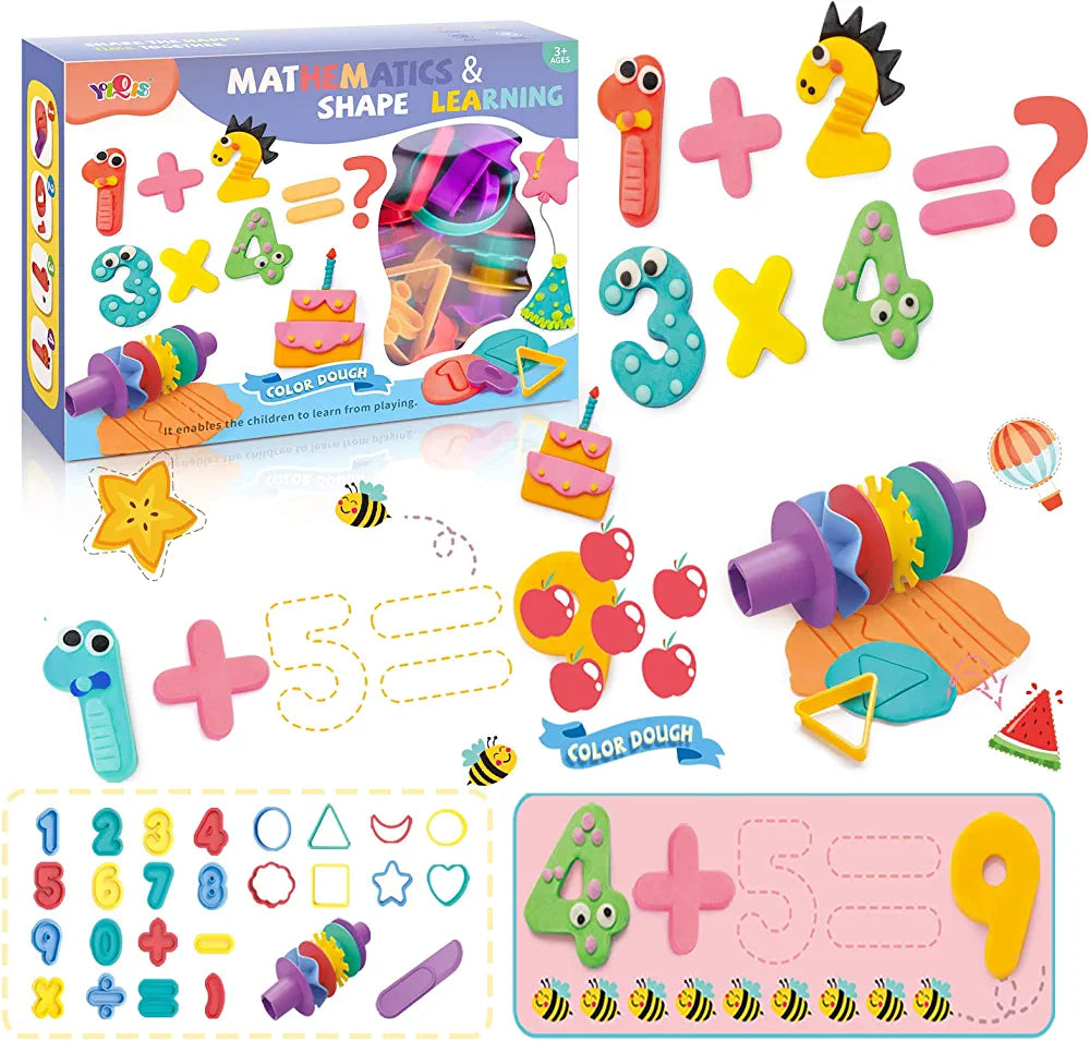 Toy Maths-Shapes Dough Set Ftoy2022013| Twinkle Star Baby & Party Store