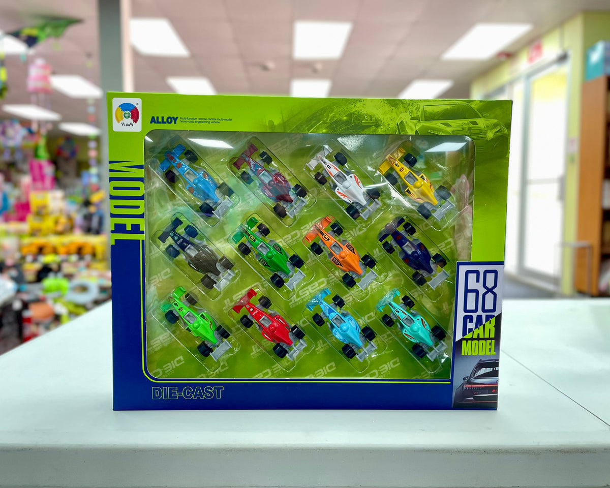Toy Rally Cars 12pcs FTOY2024109| Twinkle Star Baby & Party Store