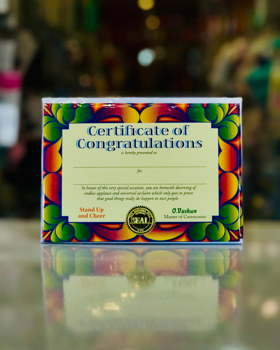 Certificate of Congratulations BPSCG084| Twinkle Star Baby & Party Store