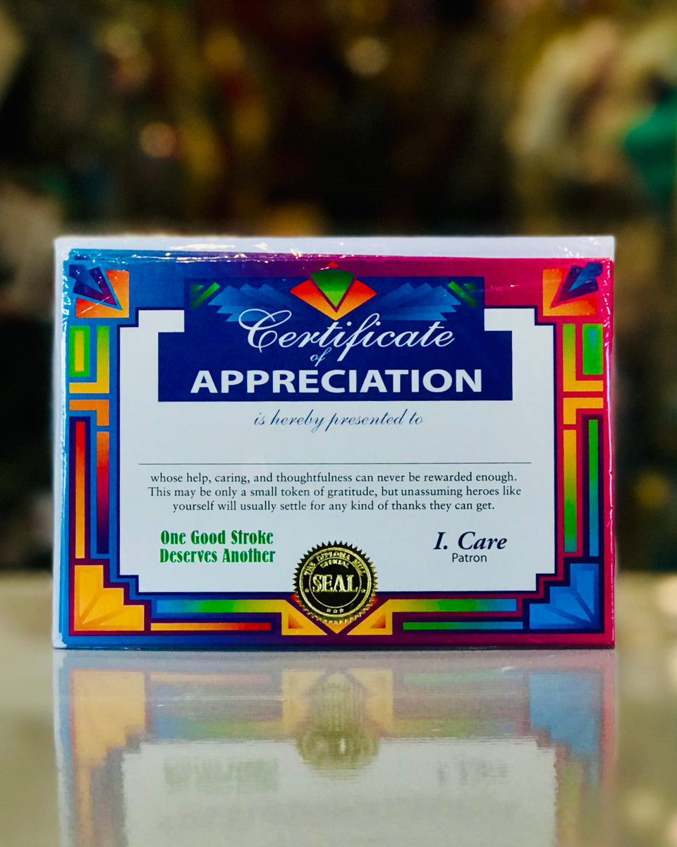 Certificate Star Appreciation BPSCG086| Twinkle Star Baby & Party Store