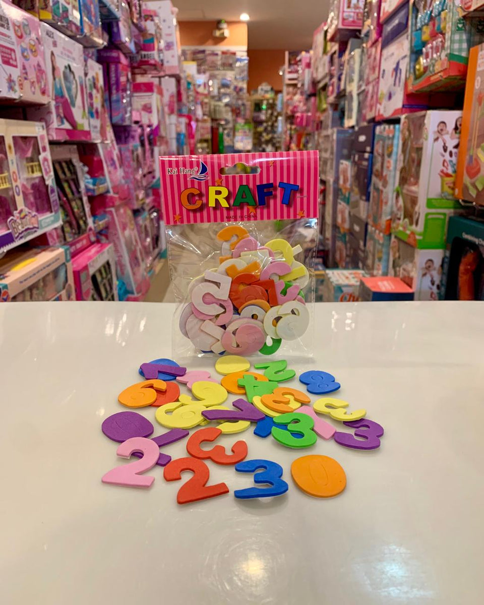 Craft EVA Numbers fts13059| Twinkle Star Baby & Party Store