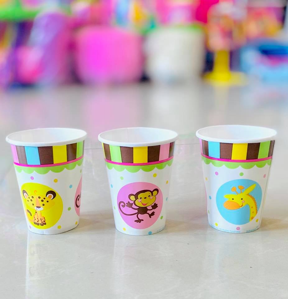 Shower Baby ABC Cups 9oz 8ct AM583714| Twinkle Star Baby & Party Store